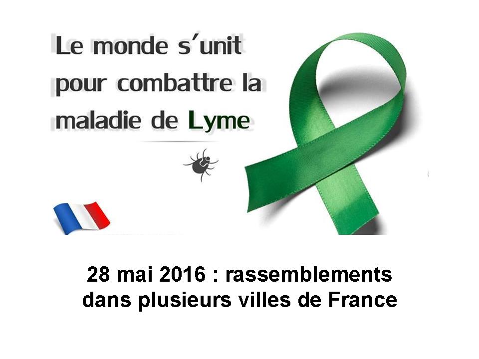 Participation de France Lyme au Lyme protest 2016 - Association France Lyme