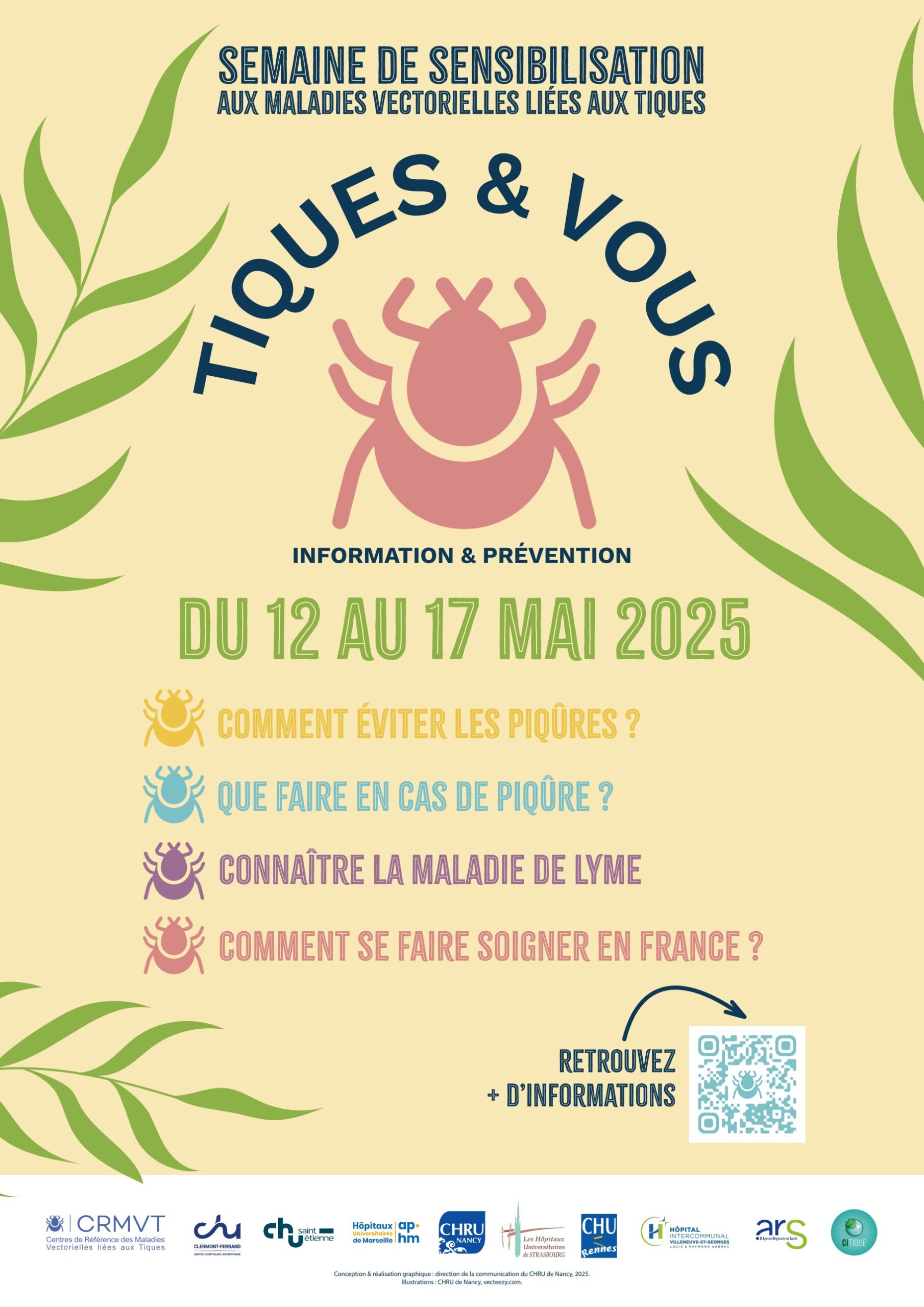 Semaine 2025 “TIQUES et VOUS” des CRMVT : Une campagne nationale de ...